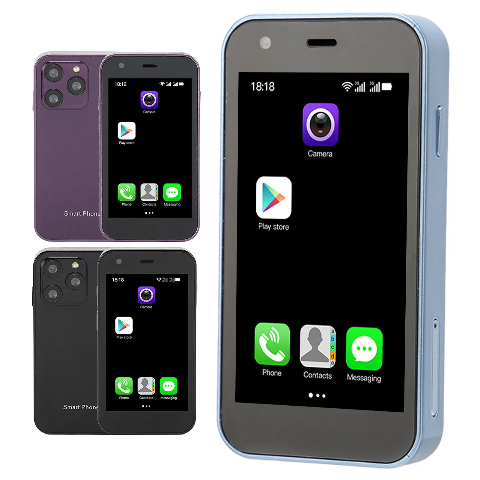 SOYES-XS15-Mini-tel-fono-inteligente-3G-3-pulgadas-WiFi-2GB-16GB-vidrio ...