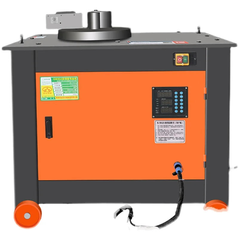 Electric-Hydraulic-Steel-bar-Bending-and-Straightening-machine-Portable ...