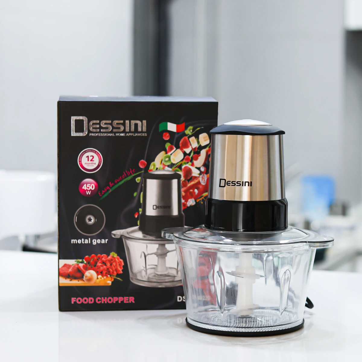 Dessini-2L-Capacity-Meat-Grinder-Electric-Chopper-Mincer-450W-Electric ...