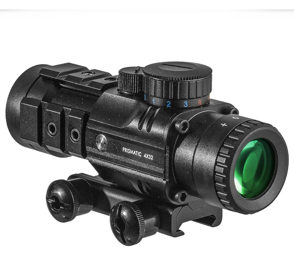 Fire Wolf 4X32 Scope Hunting Optical Sight Tactical Rifle Scope Green ...
