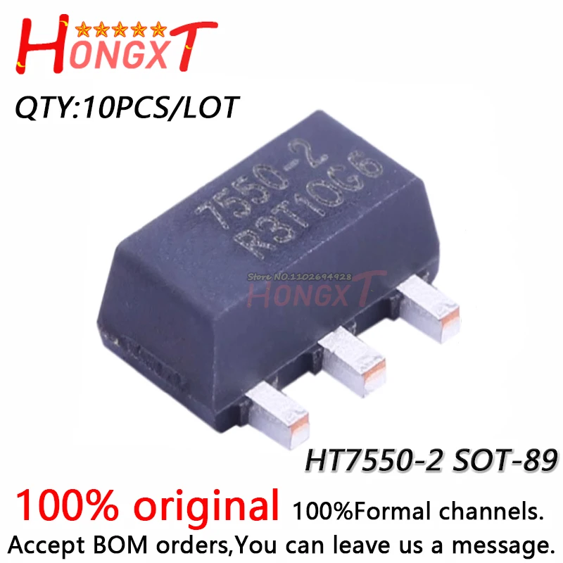 10PCS 100% New HT7550-2 7550-2 SOT-89.Chipset - AliExpress 502