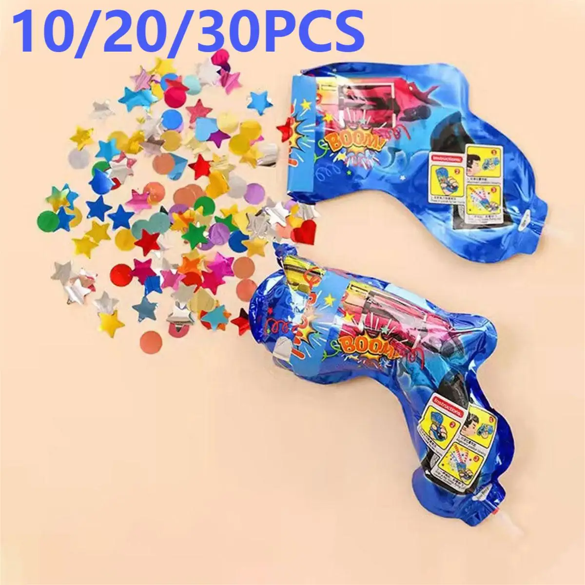 10-20-30-Pcs-Fireworks-Inflatable-Confetti-Gun-Poppers-Confetti-Shooter ...