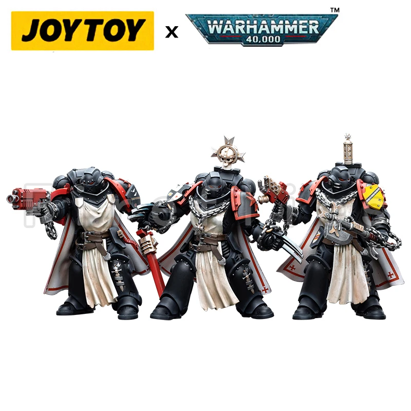 1-18-JOYTOY-Action-Figure-3PCS-SET-40K-Black-Templar-Brethren-Trio ...