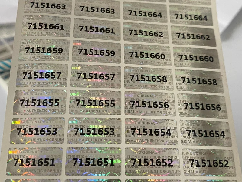200PCS Warranty Void Authentic Hologram Security Label Stickers Tamper ...