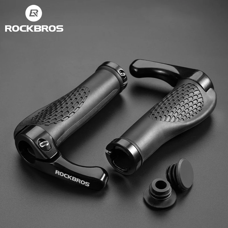 ROCKBROS MTB Bicycle Grips Bike Handlebar Horns Shofar Vice Handlebar ...