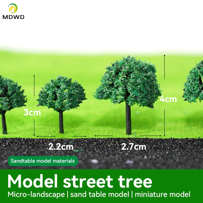 Scenery N Scale 40 Multi Scale Model Trees - Perfect For HO & N Scale ...