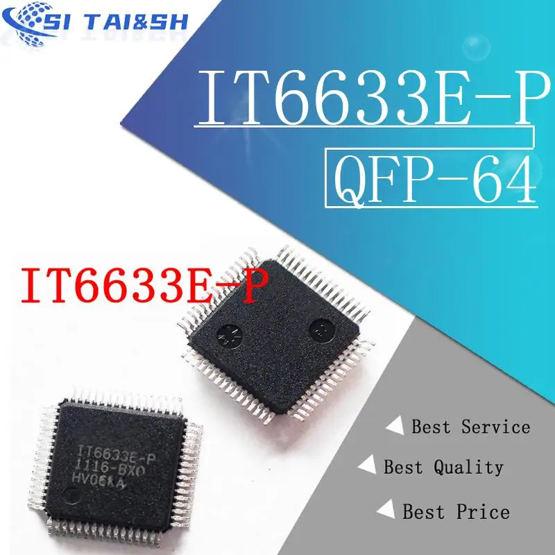 2pcs/lot IT6633E-P IT6633E P QFP-64 LCD TV New logic board chip IC ...