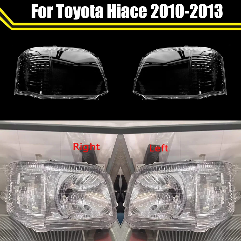 Auto Case Headlamp Caps For Toyota Hiace 2010-2013 Car Front Headlight ...