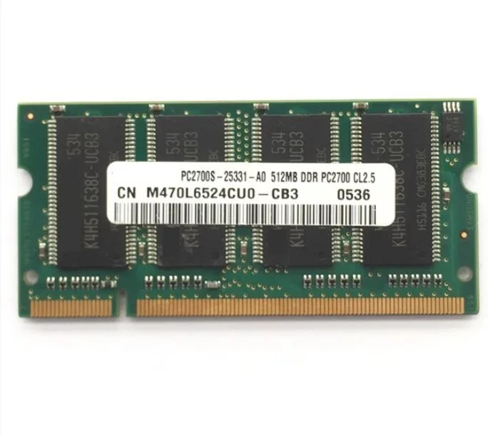 DDR333 DDR400 256M 512M 1G 200ピン SODIMM メモリ DDR1 PC2700 PC3200 256MB ...