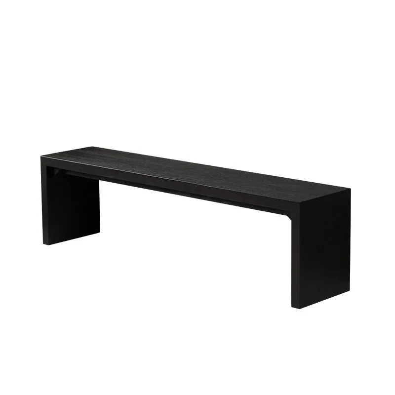 Nordic-solid-wood-benches-household-dining-table-benches-walnut-log ...