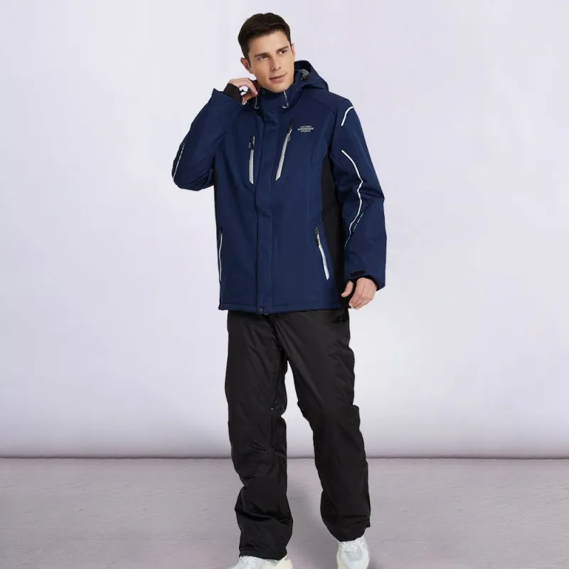 Men-s-Ski-Suit-Solid-Color-Waterproof-Thickening-Warm-Winter-Cycling ...