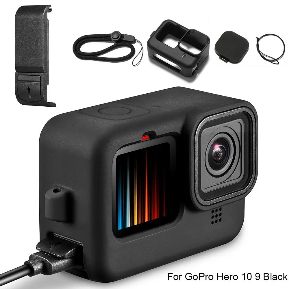 Flip-Battery-Side-Cover-For-GoPro-Hero-10-9-Black-Removable-Battery ...