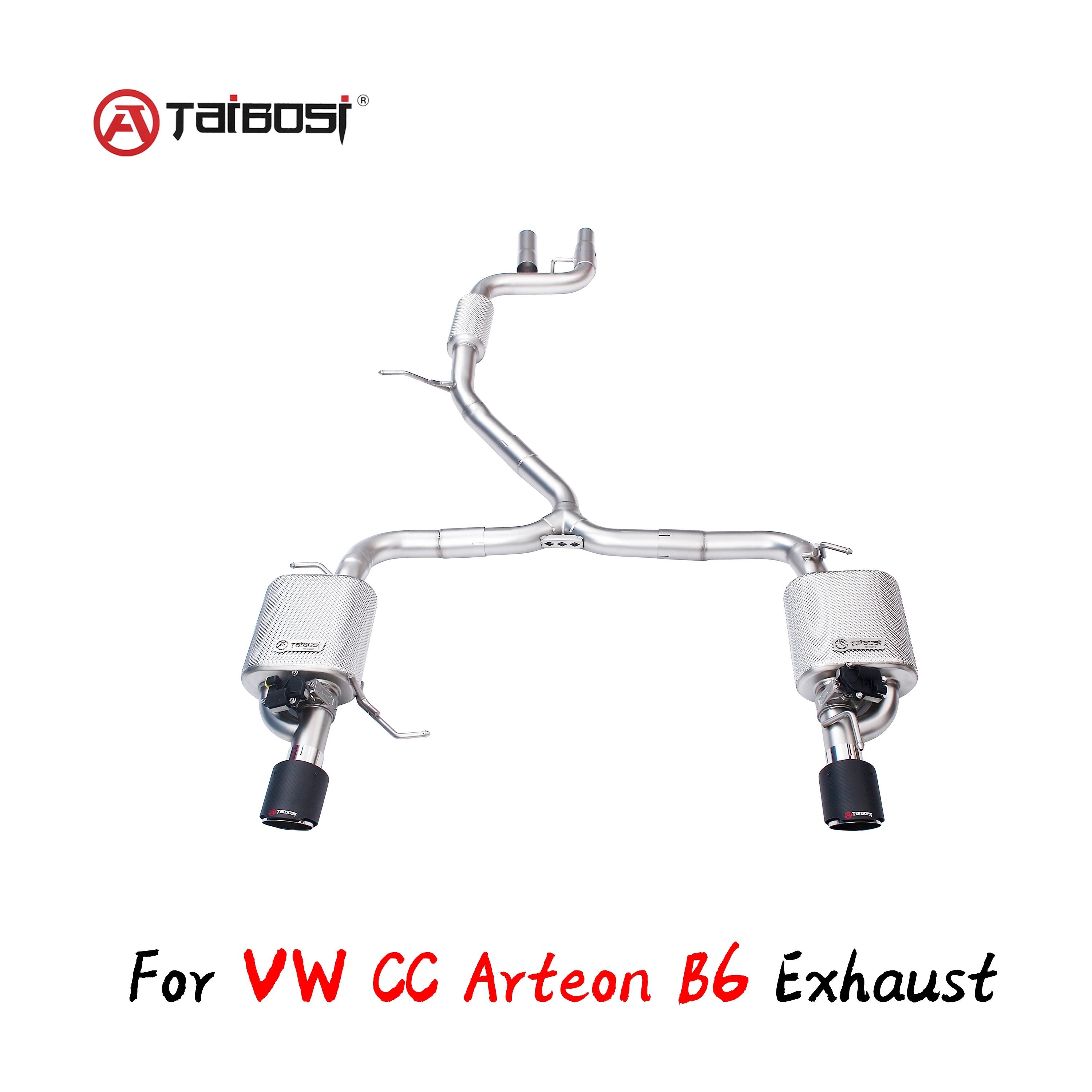 For-Volkswagen-VW-CC-Arteon-B6-Passat-Exhaust-Catback-Taibosi ...