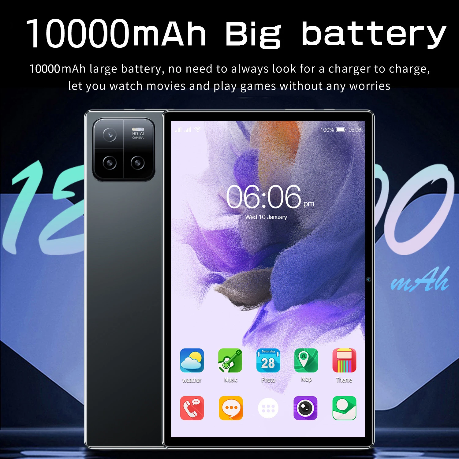 2024 Global Version New Pad 6 Pro Tablet Android 16GB 512GB 5G Dual SIM ...