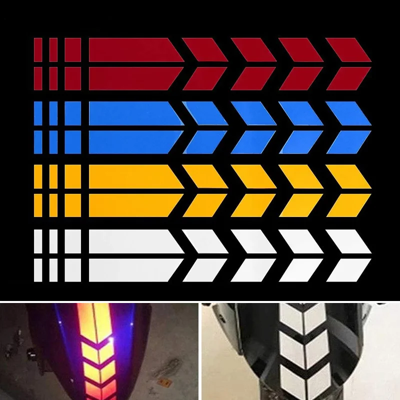 Mountain Bike Reflective Stickers Bicycle Fender Sticker Car Motorcycle ...