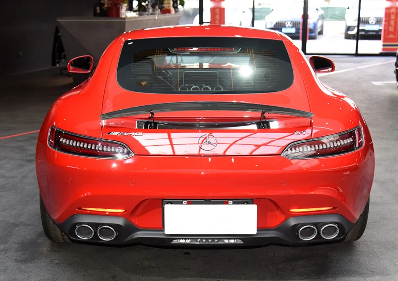 Real Carbon Fiber Spoiler Voor Mercedes Benz AMG GT GTS GTC C190 2015 ...