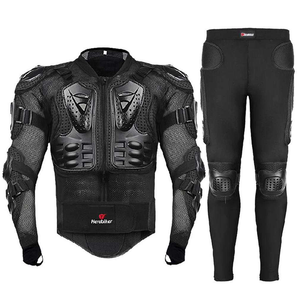Motorcycle Jacket Men Motorcycle Armor Full Body Motocross Racing Moto ...