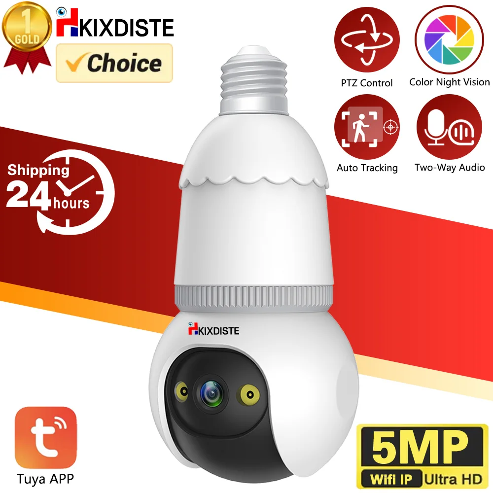 Tuya-E27-Bulb-Lighting-5MP-2-4GHZ-Wifi-Camera-Surveillance-Security ...