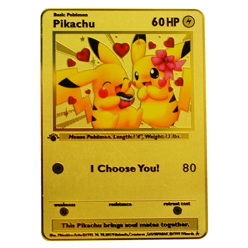 Card Metal Pokémon Letters Mewtwo Gx Pikachu Charizard Vmax Genga ...