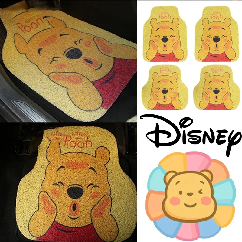 Disney-Winnie-Car-Floor-Mat-Cartoon-Foot-Mat-Universal-Wire-Ring ...
