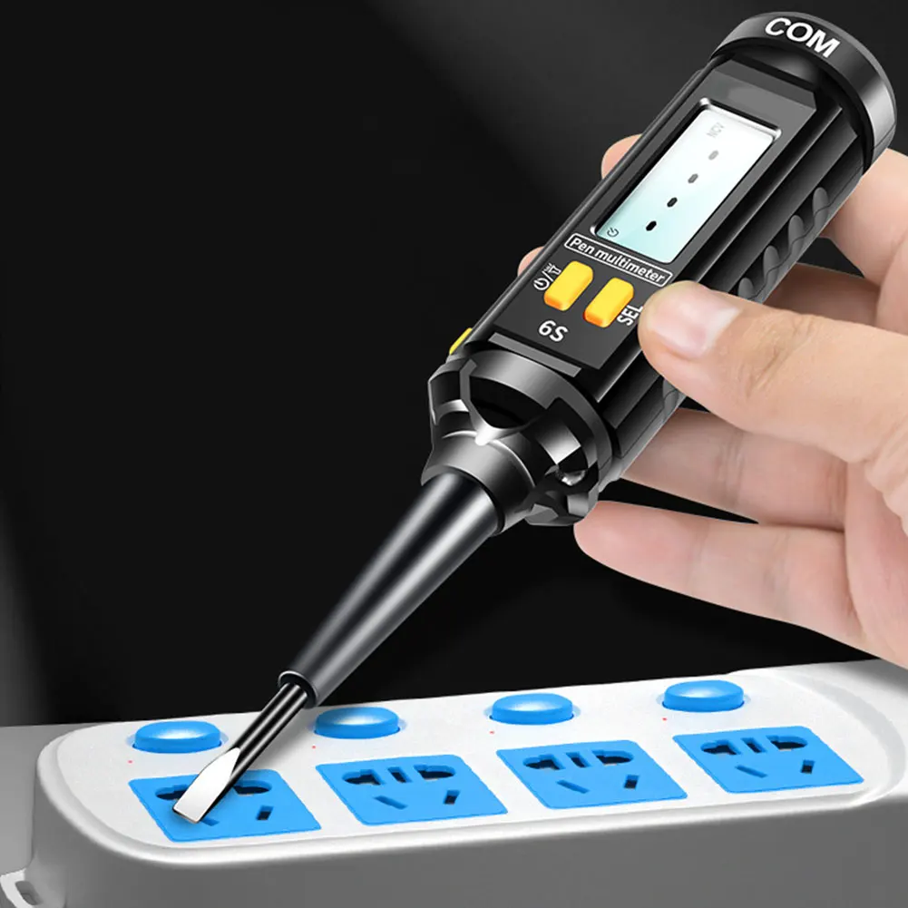 Pen-Type-Digital-Multimeter-4000-Counts-Voltage-Resistance-Meter ...