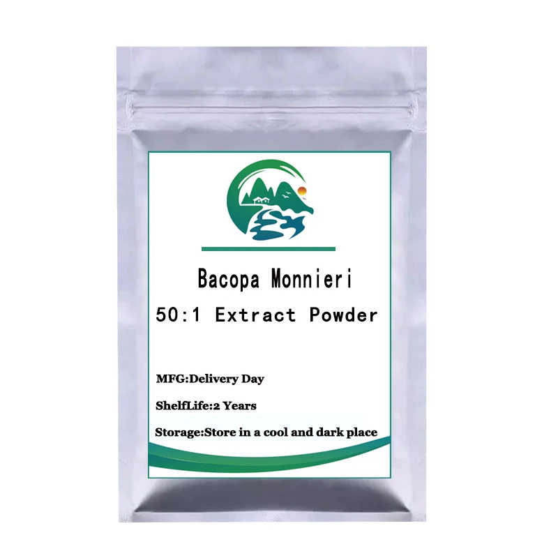 Bacopa Monnieri 50:1 Standardized Extract Powder 50% Bacosides for ...