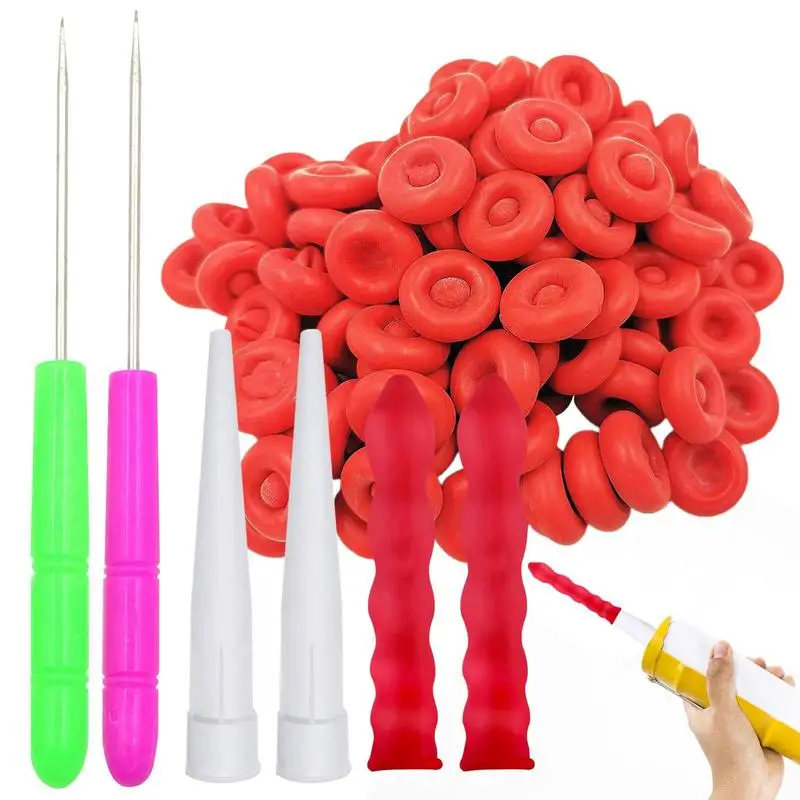 54pcs-Caulk-Tube-Caps-Caulk-Saving-Caps-Tool-with-Reusable-Piercing ...