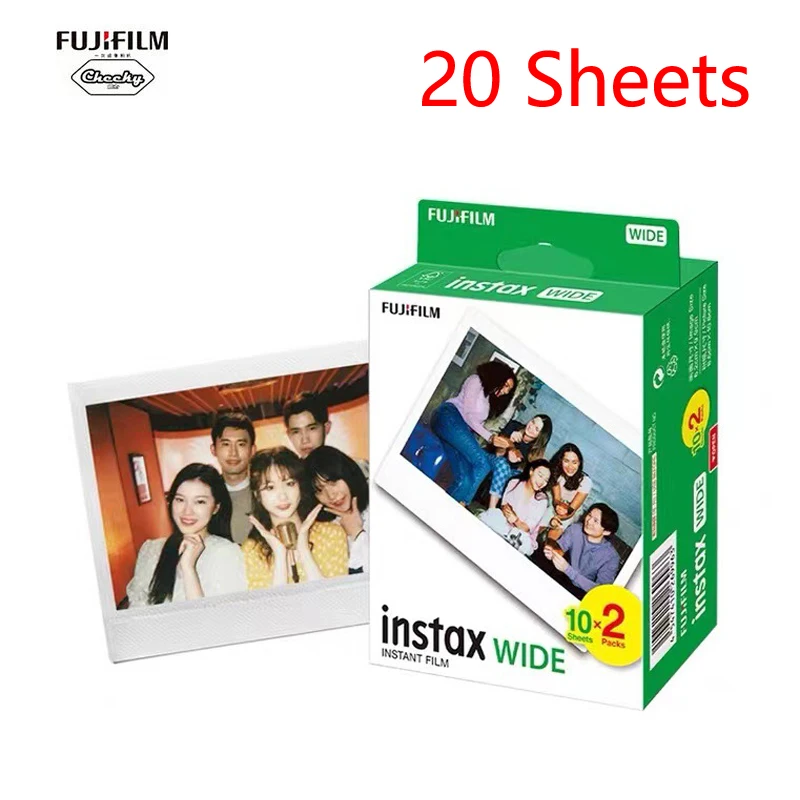 후지 SQ1/6/10/20 카메라용 오리지널 인스탁스 스퀘어 필름 인스턴트 인화지 20 매, SP3/SQ 링크 인스탁스 프린터 ...