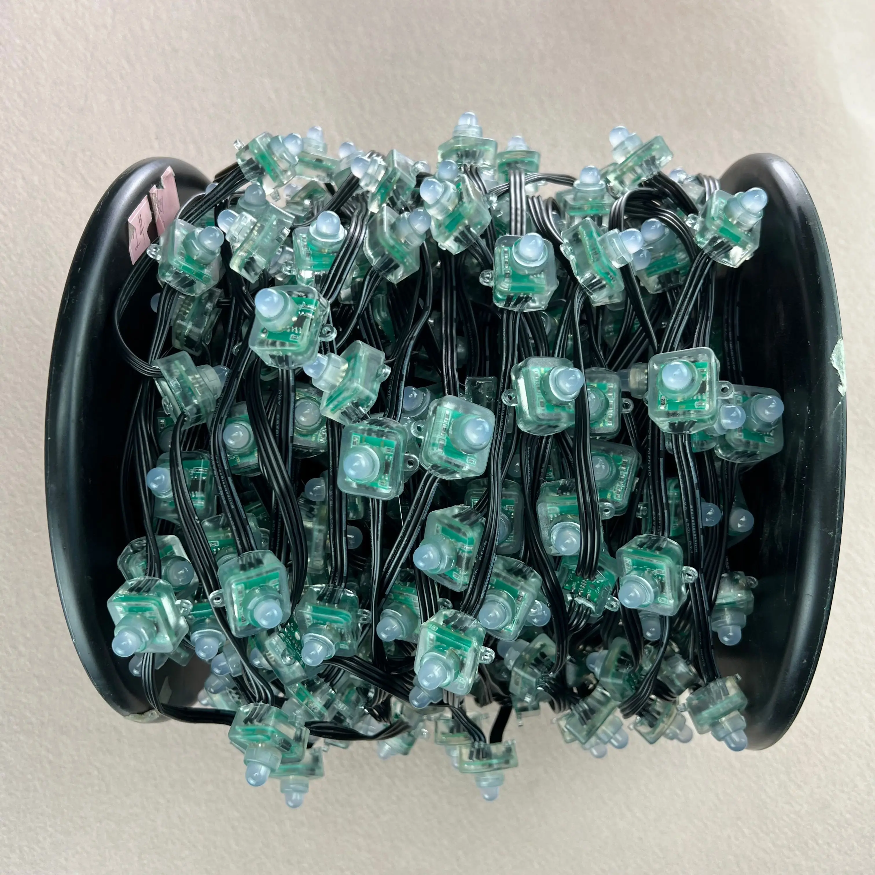 500 nodes per continuous strand,5V/12V WS2811 square pixel nodes;18AWG ...