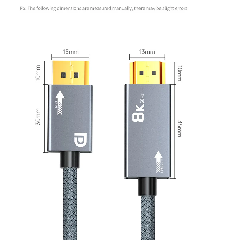 DP 1.4 к HDMI кабель 8K60Hz | AliExpress
