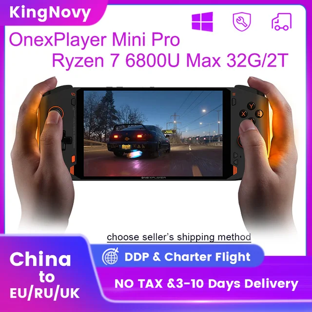 7 Inch Game Console Original OnexPlayer Mini Pro Ryzen 7 6800U Max 32G/2T Windows 11 Game Player ...