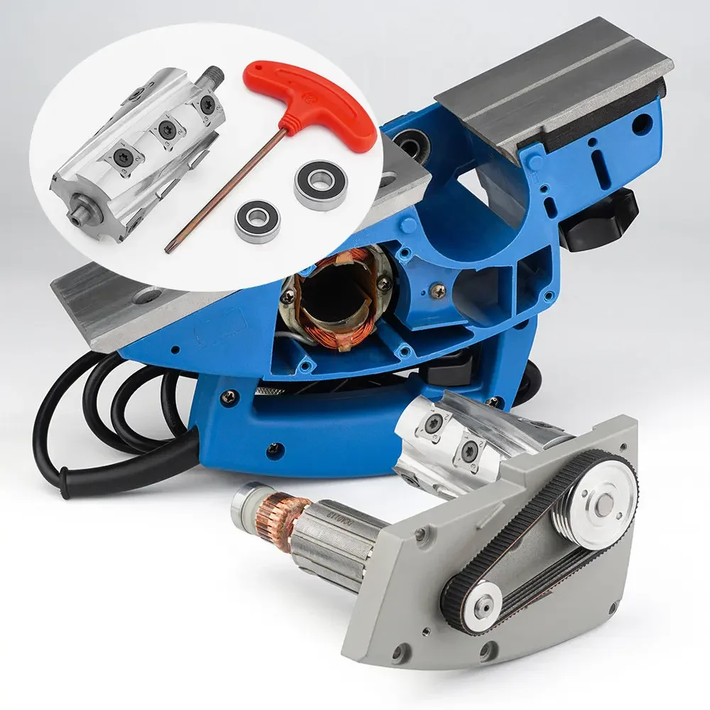 Woodworking-Electric-Planer-Aluminium-Spiral-Knife-Shaft-Hand-held ...