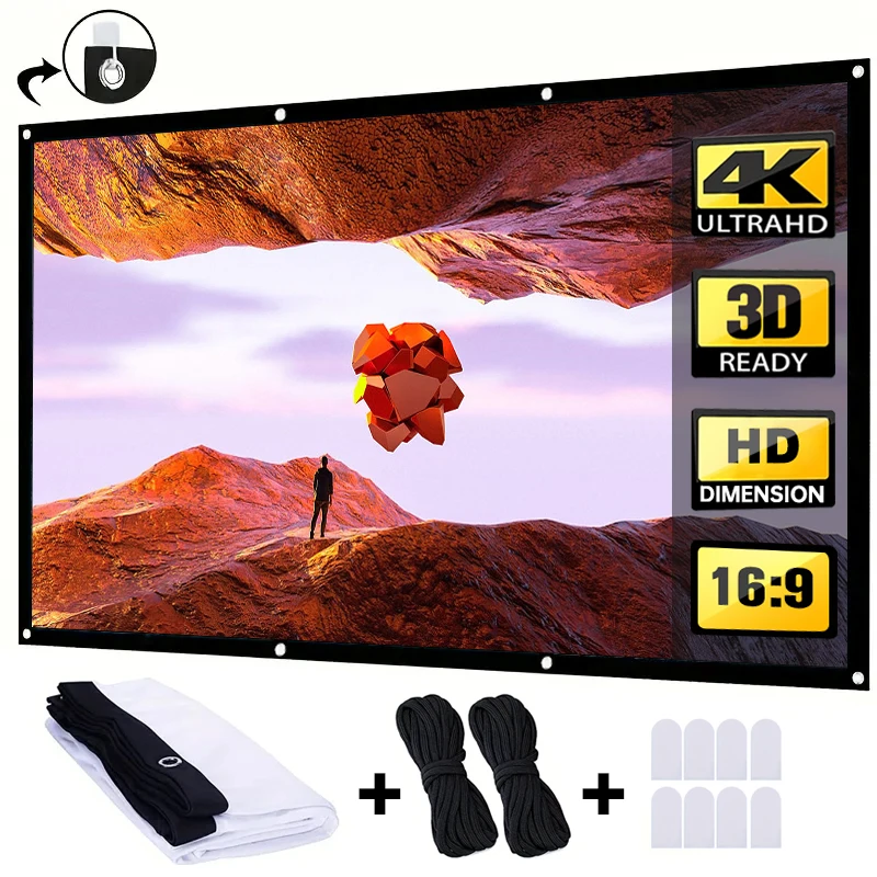 84inch-HD-Anti-Light-Curtain-Projector-Screen-16-9-Indoor-Ultra-View ...