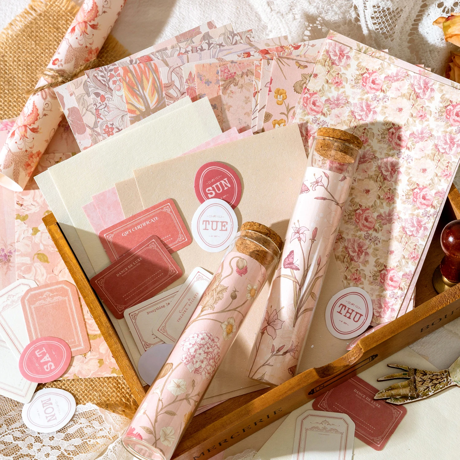 40pcs-Vintage-Materials-Paper-Stationery-supplies-Scrapbooking-Decor ...