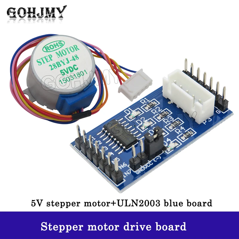 Blue-board-ULN2003-stepper-motor-drive-board-5V-stepper-motor-with-blue ...