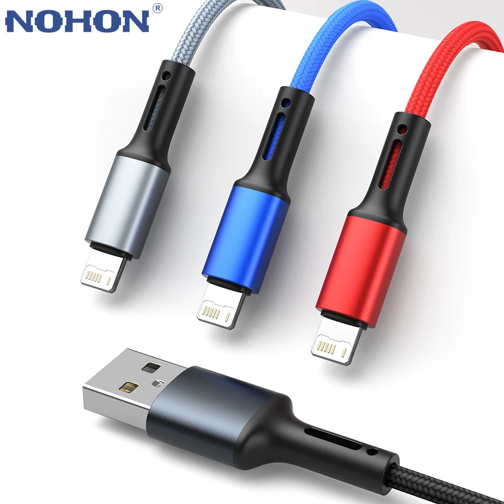 Cable USB de carga rápida para iPhone 14, 13, 12, 11 Pro Max, XS, 10, 6 ...