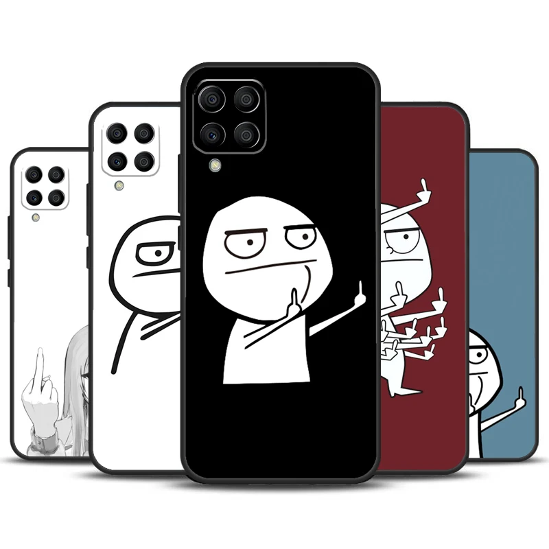 Funny-Middle-Finger-Memes-Case-For-Samsung-Galaxy-M31-M51-M21-M12-M32 ...