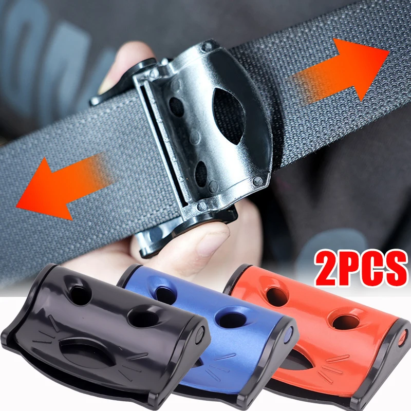 Universal-Car-Seat-Belt-Buckle-Stopper-Limiter-Adjust-Tightness-Safety ...