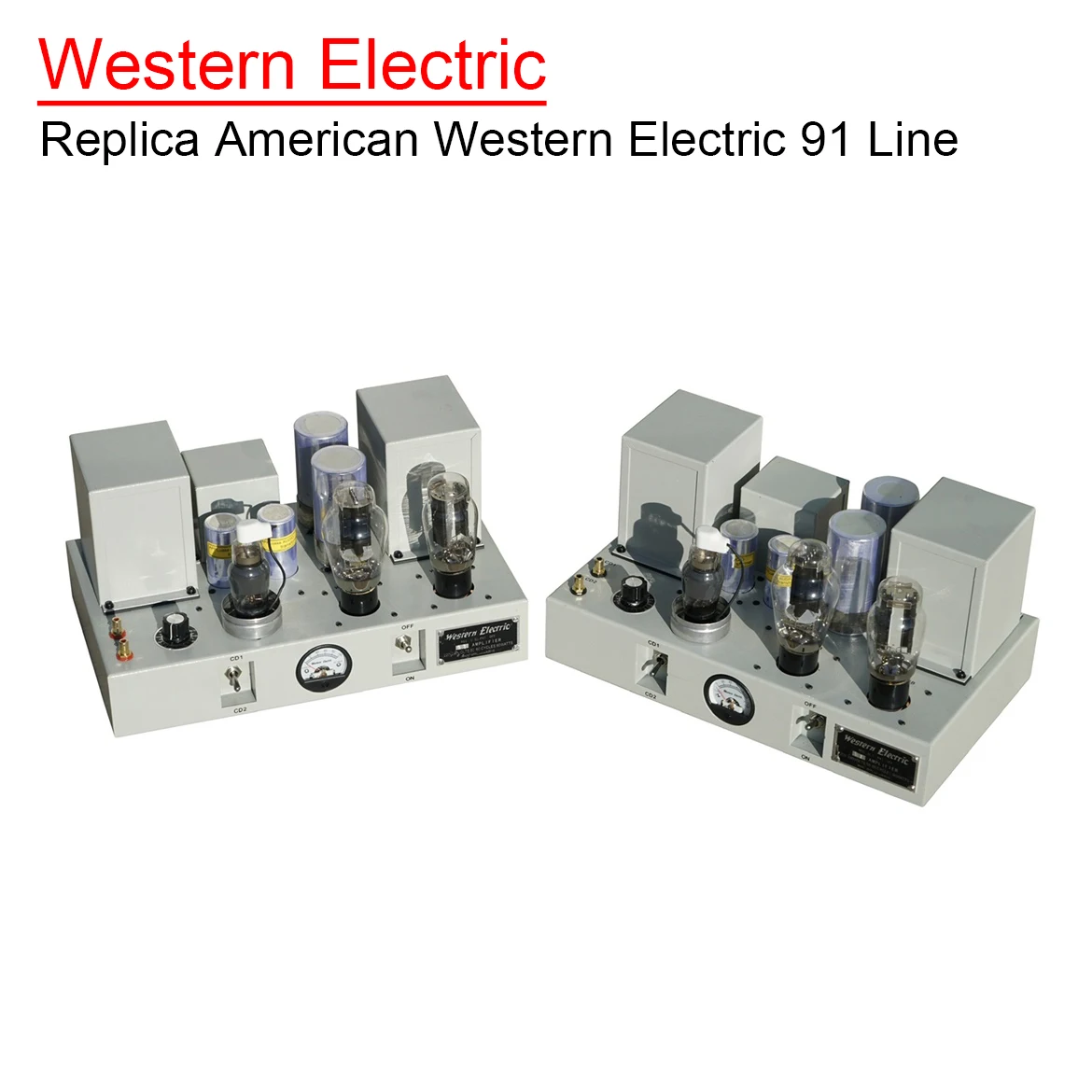 Western-Electric-91-electronic-tube-amplifier-single-end-body-300B-vacuum-tube-manual-hand-made ...