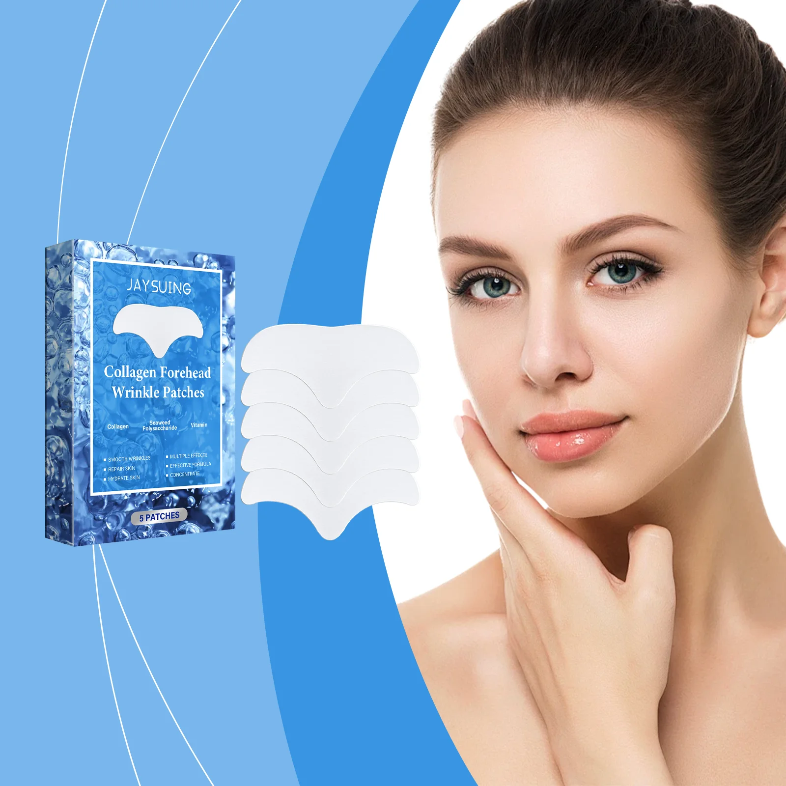 Anti Wrinkle Forehead Patch Frown Lines Remover Deeply Nourishing ...