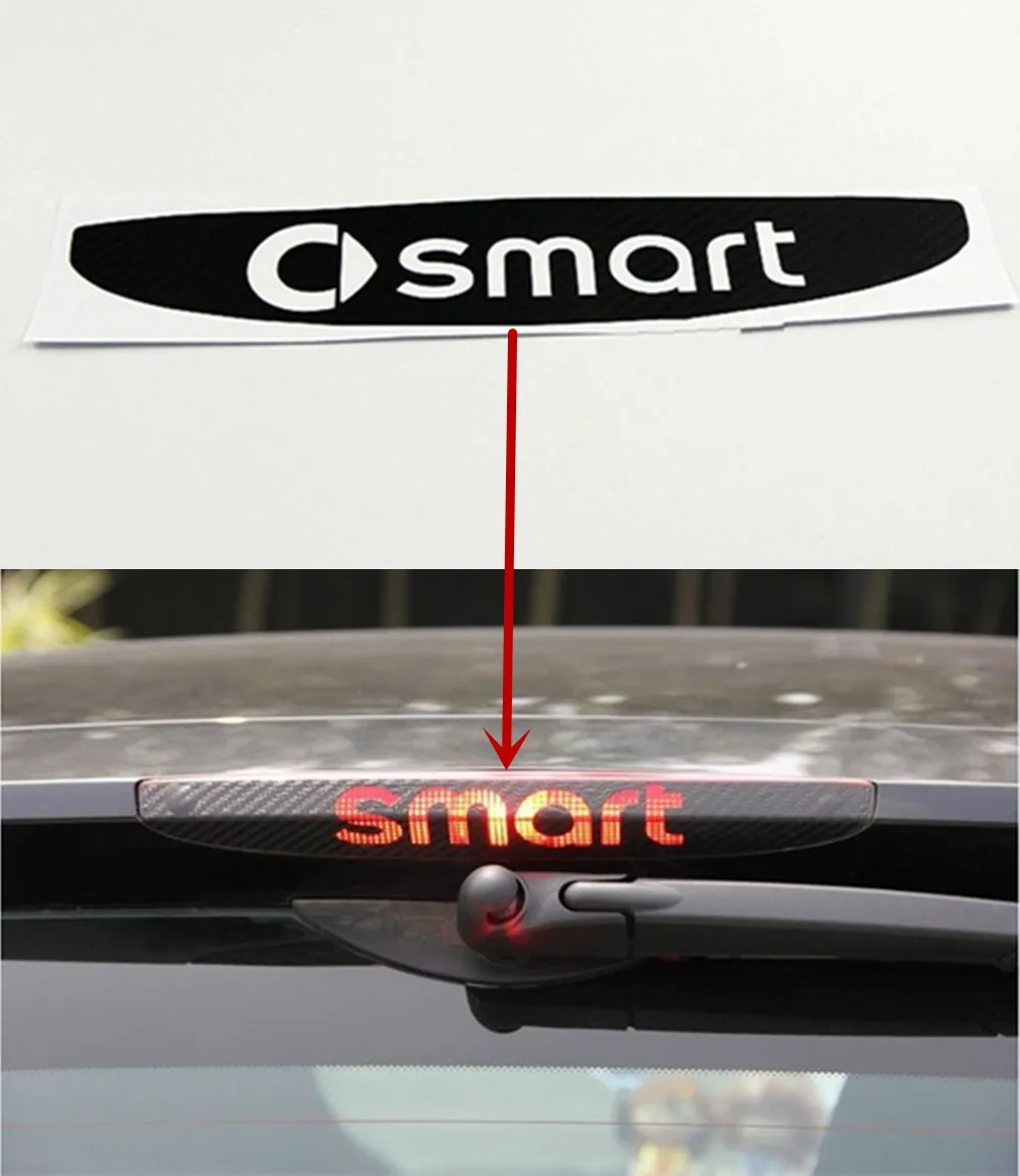 1PC-Carbon-Fiber-Logo-Sticker-Brake-Light-Sticker-High-Luminous-Brake ...