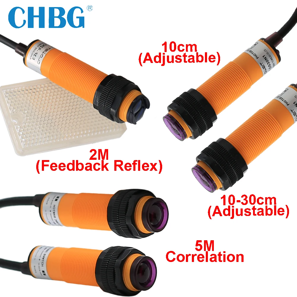 CHBG-Infrared-E3F-10CM-30CM-2M-5M-Diffuse-Reflection-Feedback ...