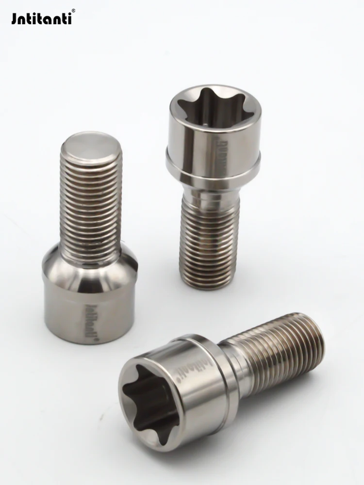 Jntitanti Gr5 Titanium Wheel Bolt Hub Screw Lug Bolt M14*1.5*28mm For ...