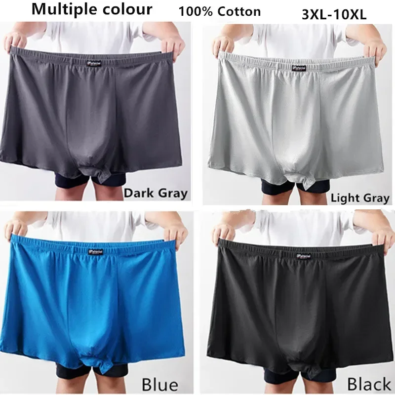 10XL-8XL-5XL-Plus-Size-Pure-Cotton-High-Waist-Boxers-Men-Underwear-Breathable-Male-Panties ...
