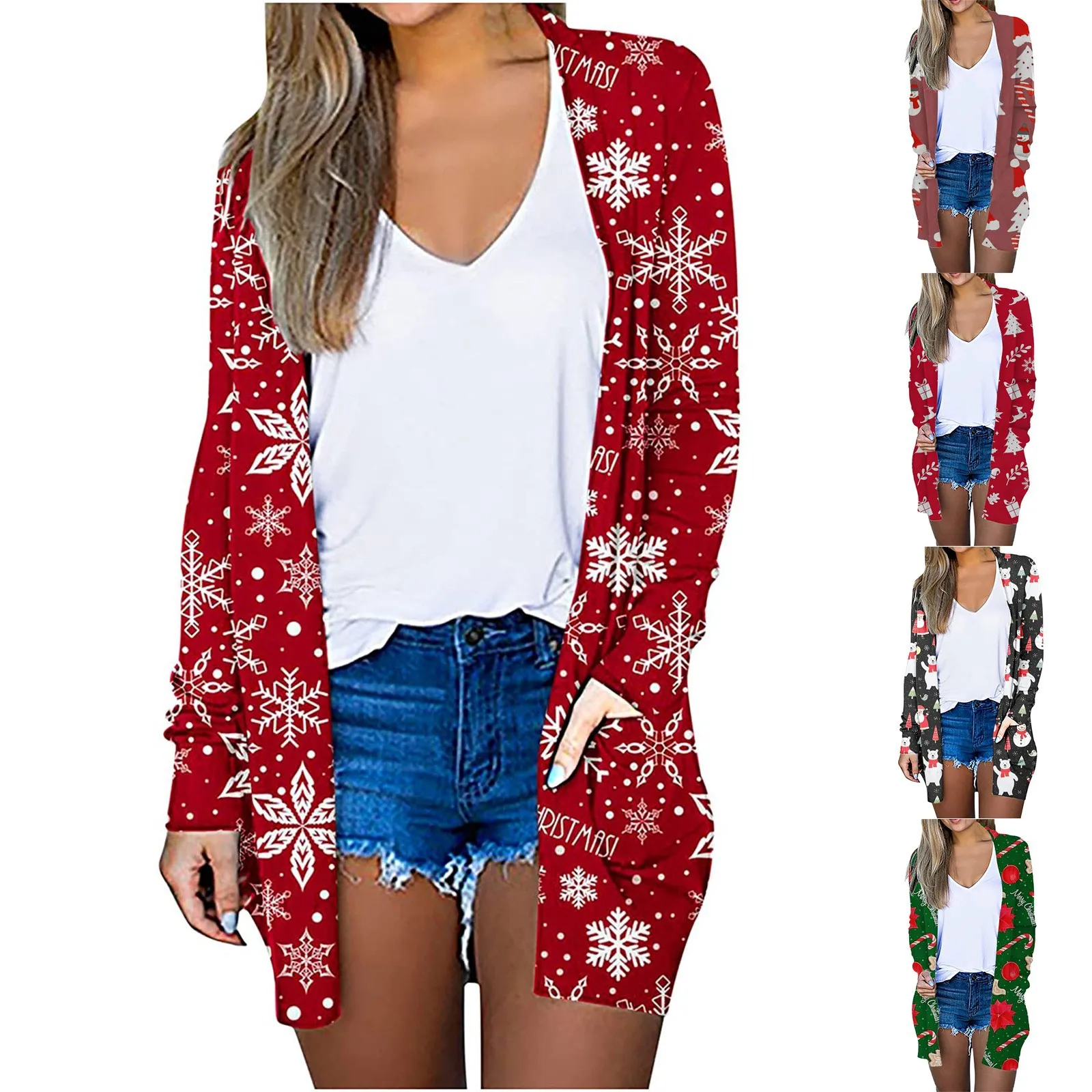 Christmas-coat-small-cardigan-women-s-clothing-2024-autumn-and-winter ...