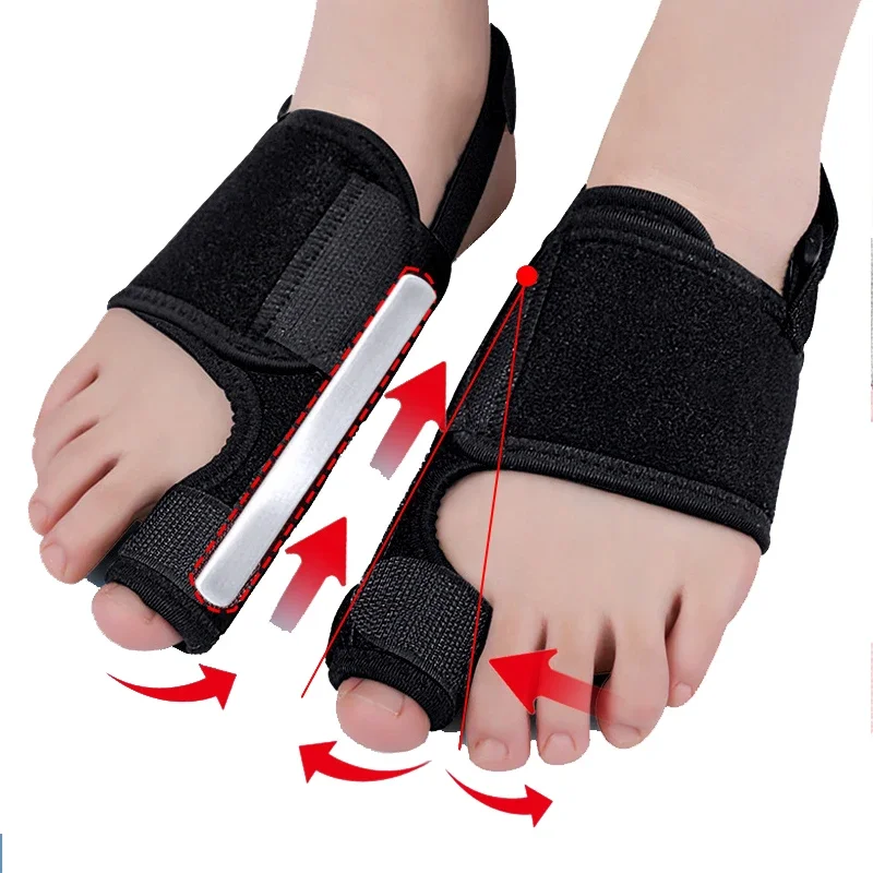 Flexible-Splint-Toe-Separator-Hallux-Valgus-Bunion-Corrector-Orthotics ...