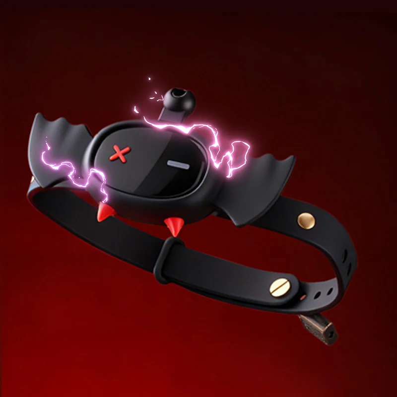 LOCKINK Little Devil Collar APP Remote Control Restraint BDSM Neck ...