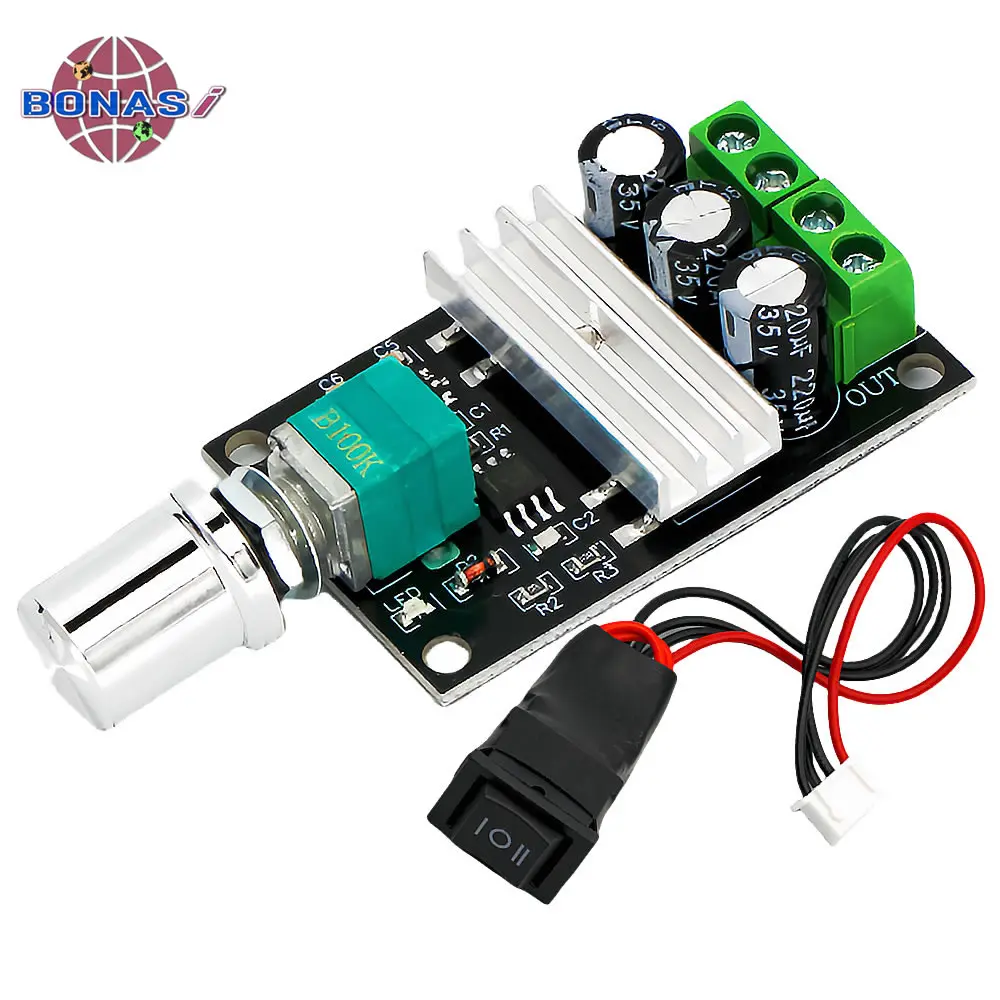 DC-6V-12V-24V-28V-3A-80W-PWM-Motor-Speed-Controller-Regulator-Speed ...