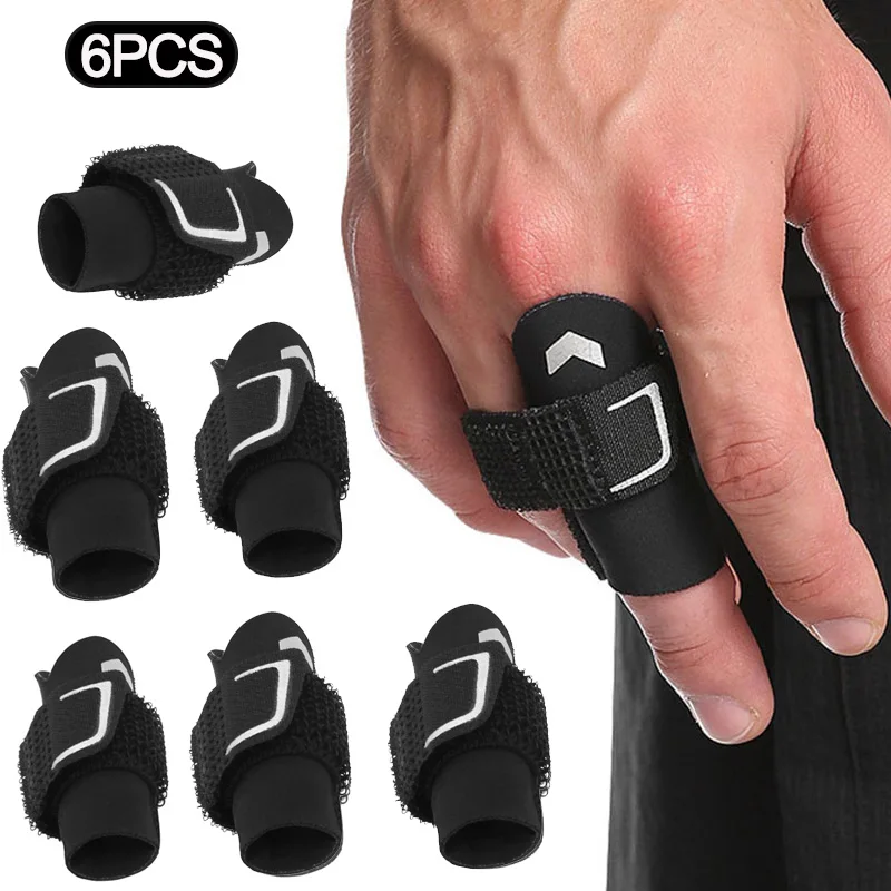 6PCS-Sports-Basketball-Finger-Support-Protector-Finger-Guard-Splint ...