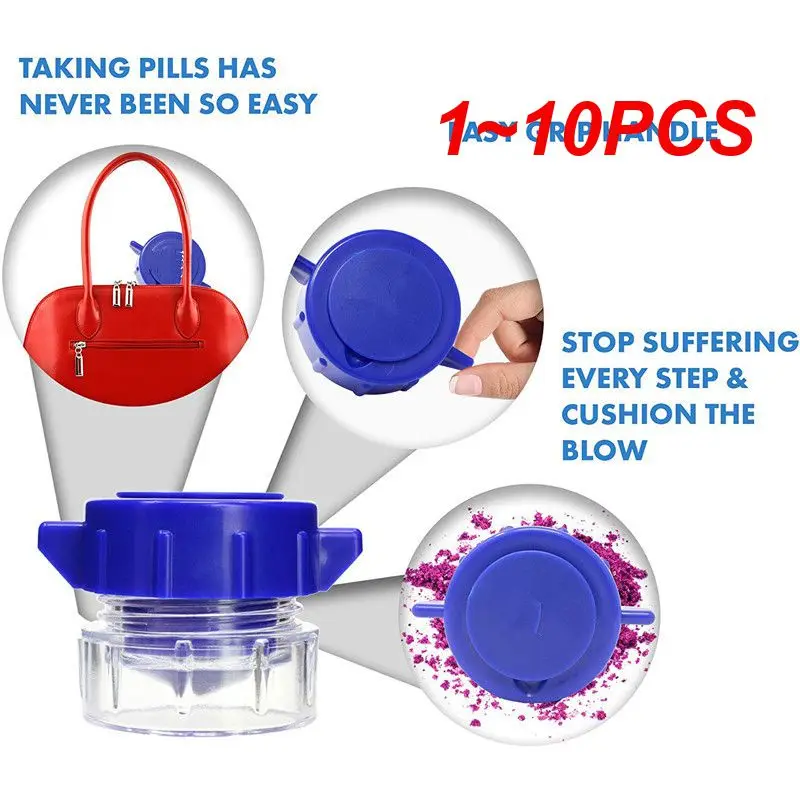 1-10PCS-Pill-Crusher-Kids-Adult-Pill-Pulverizer-Tablet-Grinder-Splitter ...